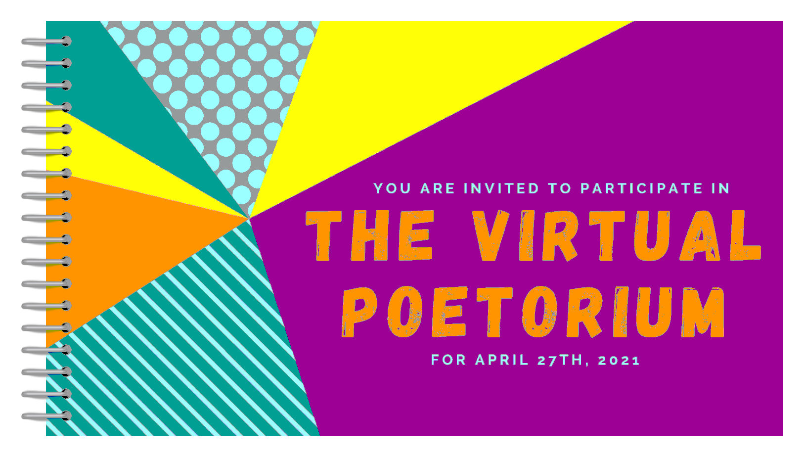 An Invitation to Participate in the Virtual Poetorium for April 27th ...